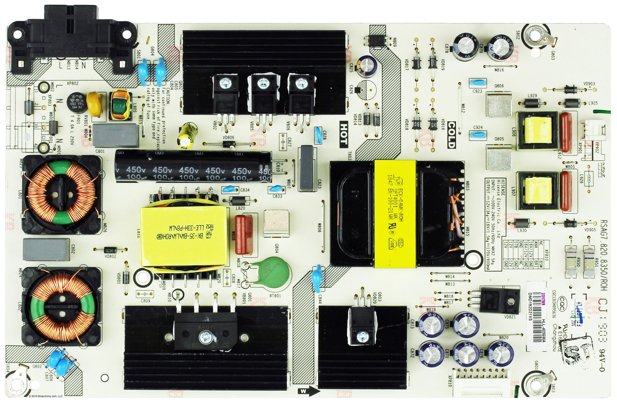 Hisense 231769 Power Supply / LED Driver Board 50R7E
