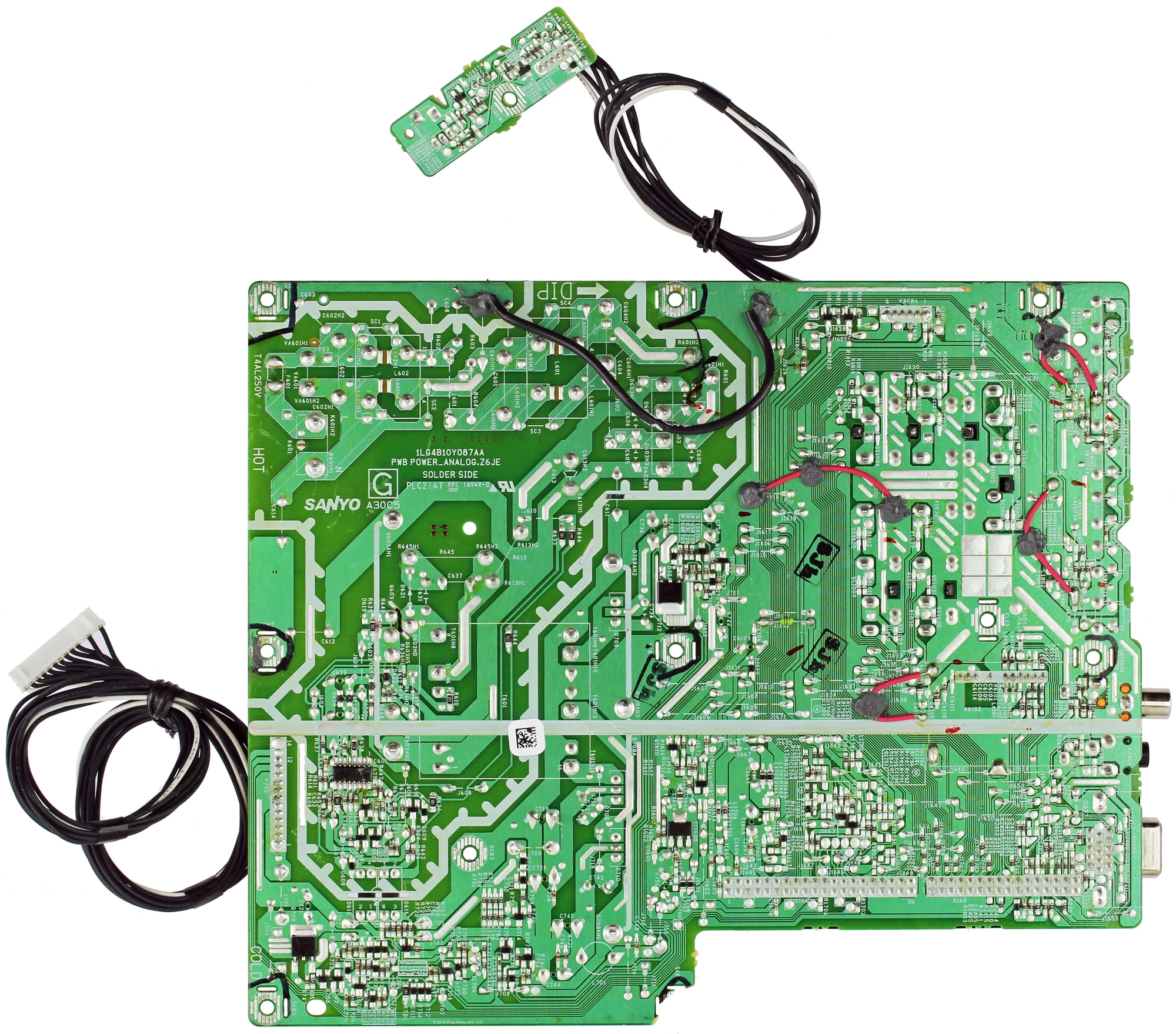 Sanyo 1LG0B10Y0820A-Z6JE Analog Power Supply Board for DP26640 P26640-11