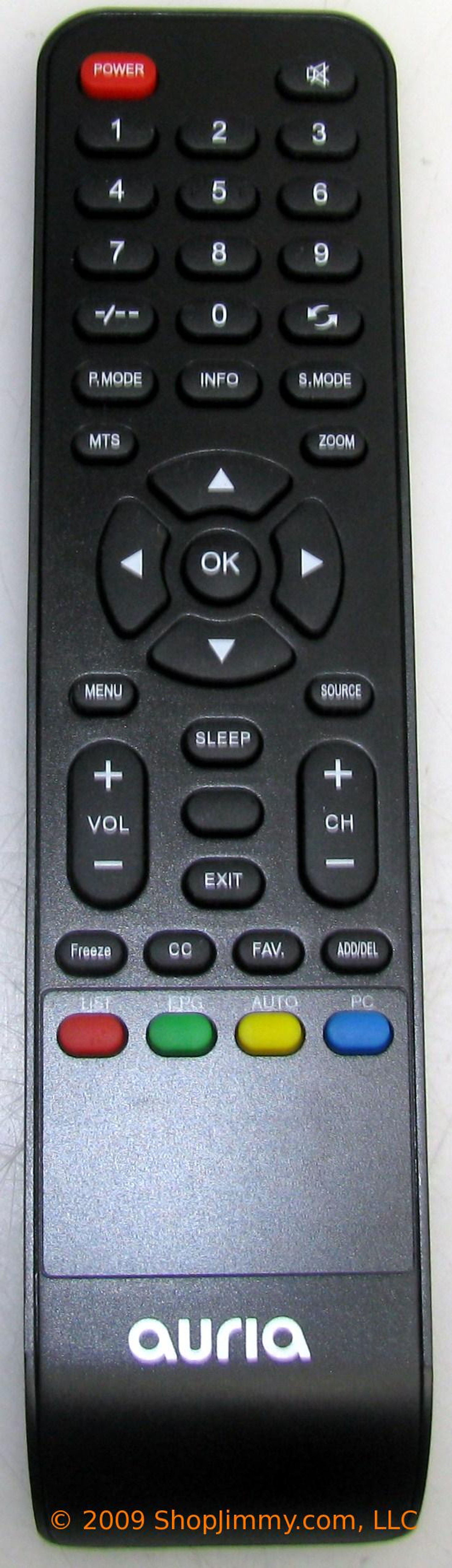 Auria EQ3266E Remote Control