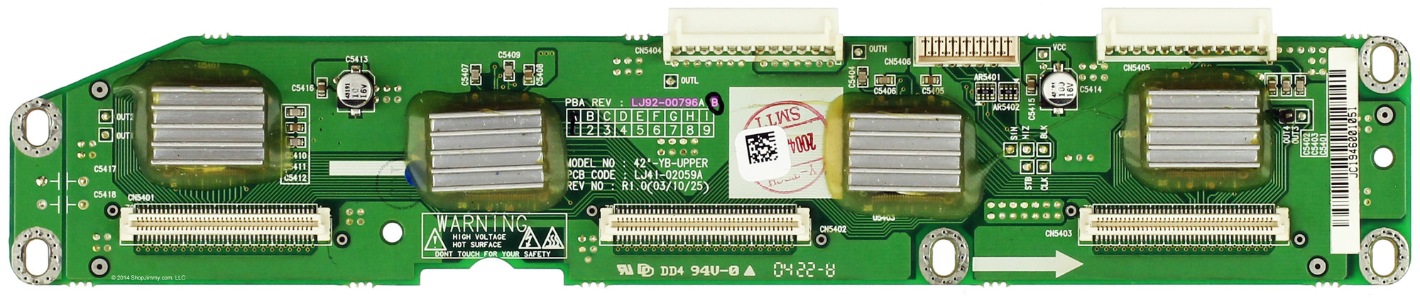 Samsung LJ92-00796B Upper Y Scan Drive