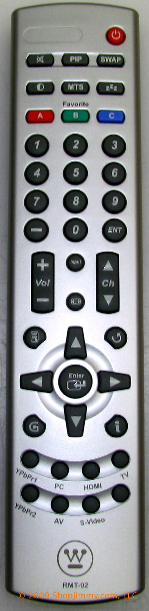 Westinghouse 5041811900 (RMT-02) Remote Control
