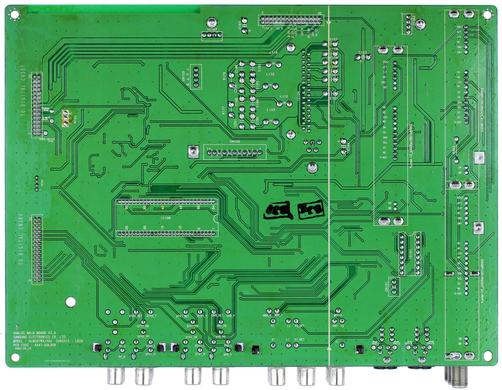 Samsung AA91-05801A (AA41-00695B) Analog Board
