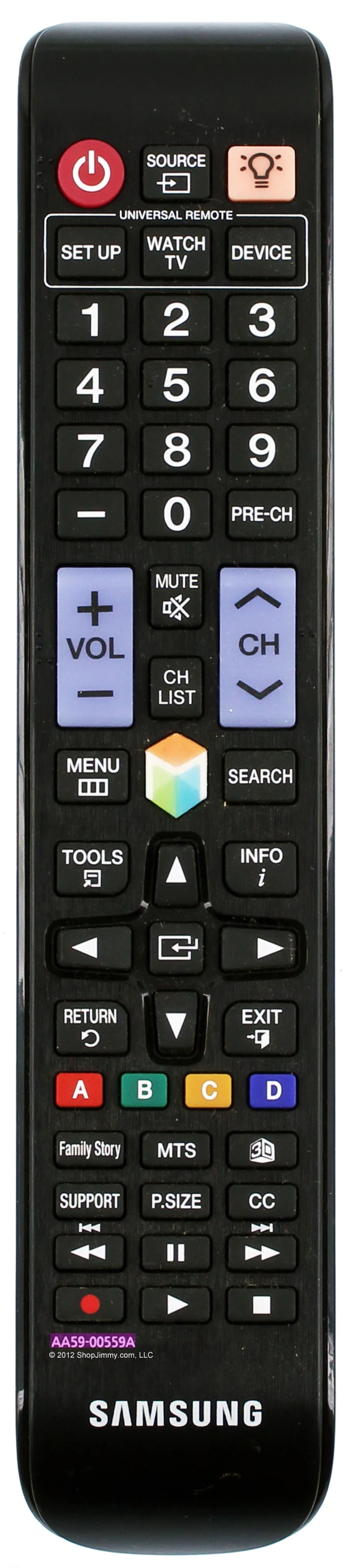 Samsung AA59-00559A Remote Control