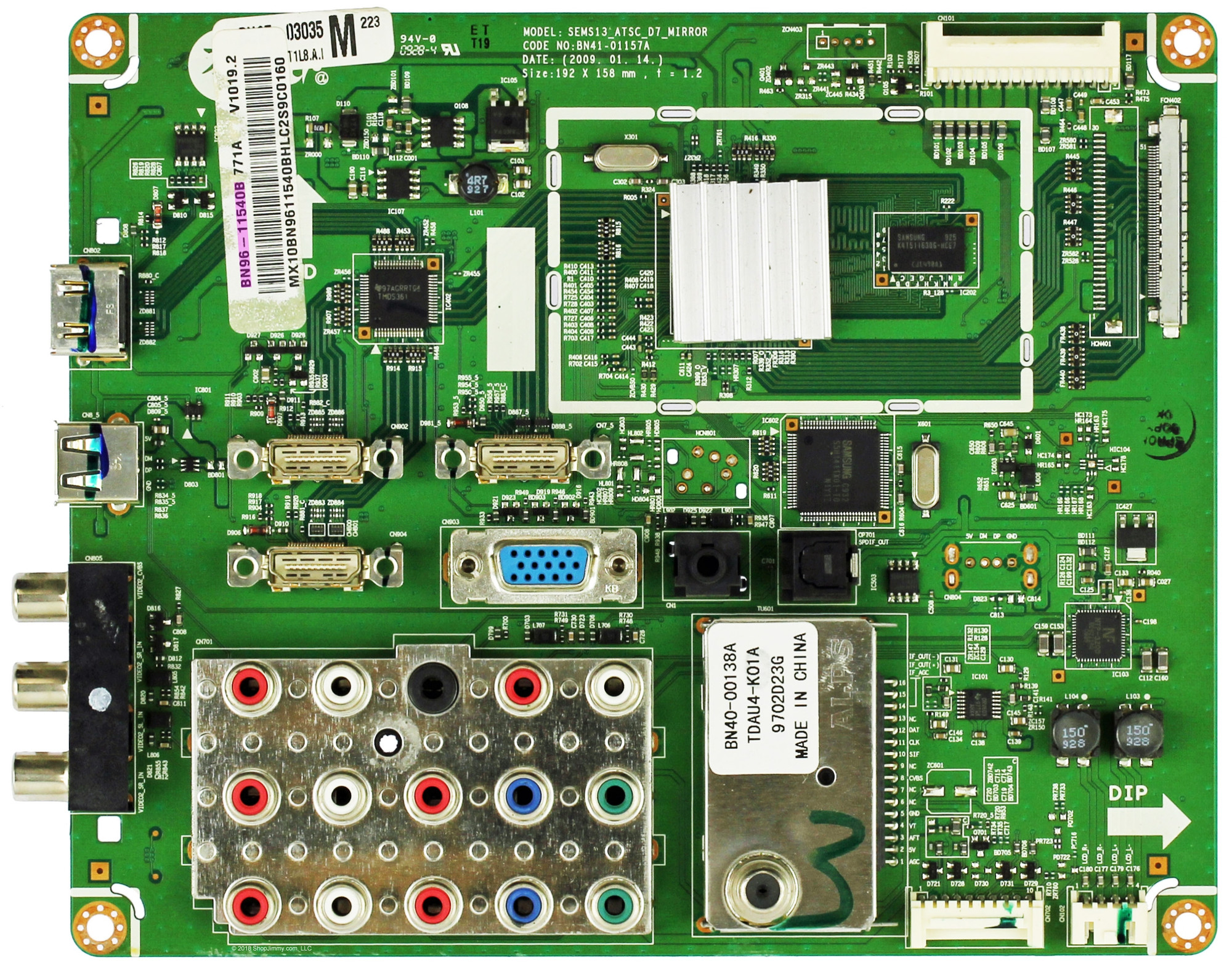 Samsung BN96-11540B Main Board for LN37B550K1FXZA