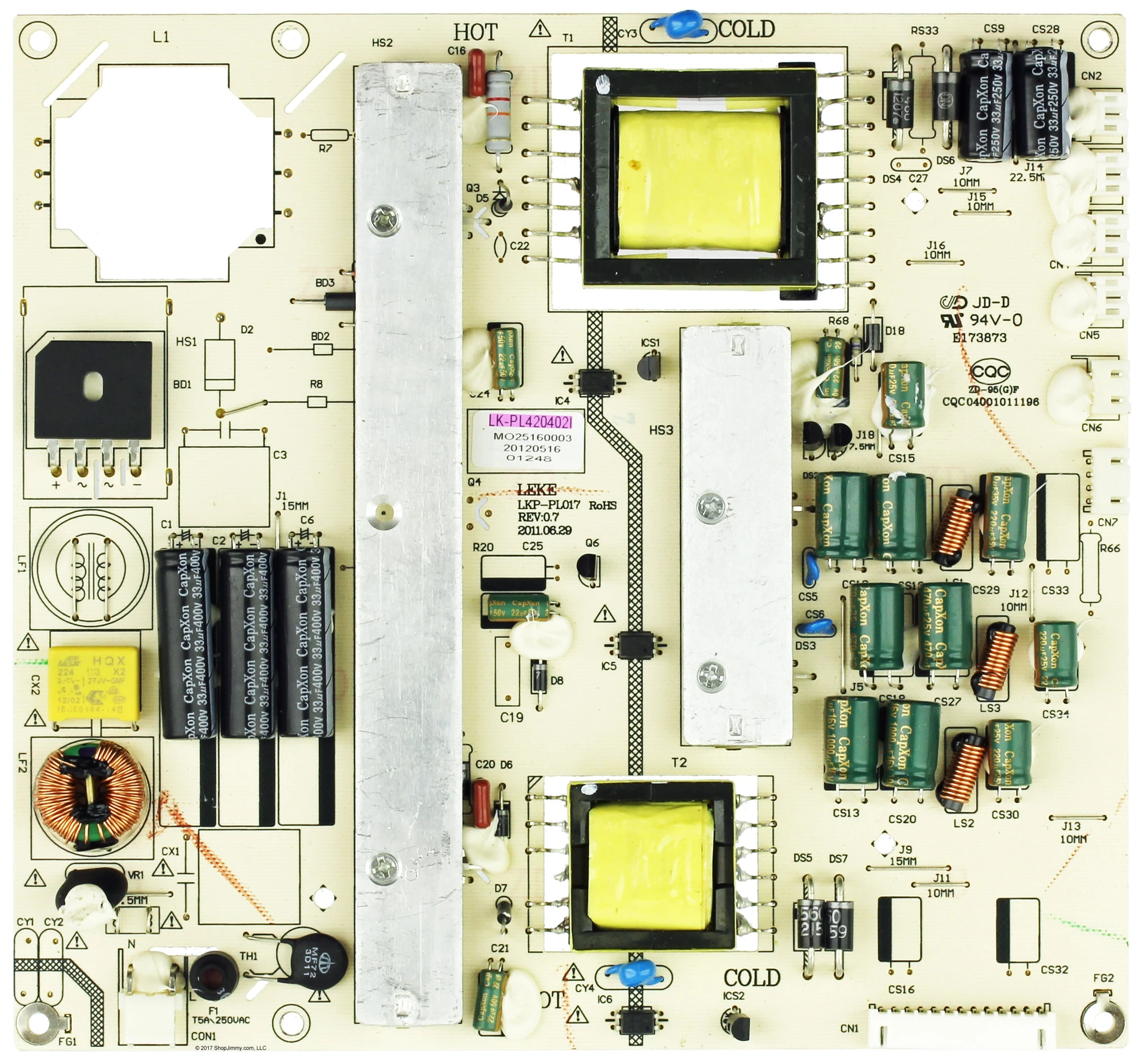 Proscan LK-PL420402I (LKP-PL017) Power Supply Unit