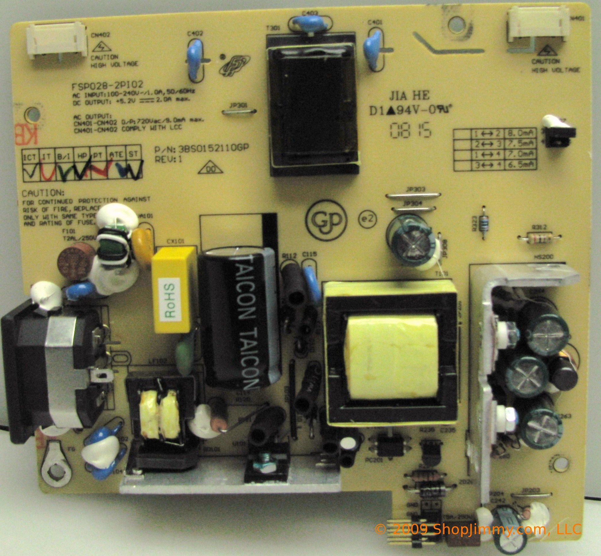 FSP FSP028-2PI02 (AS05B212405) Power Supply Backlight Inverter