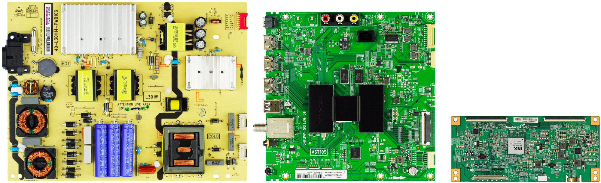 TCL 65S401 (Service No 65S401TDAA 65S405LAAA) Complete TV Repair Parts Kit