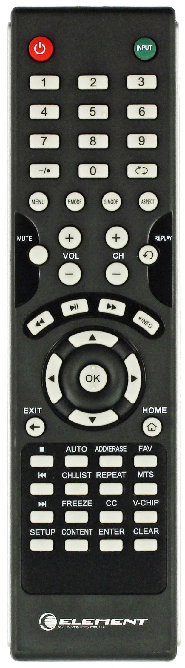 Element Remote Control ELEFT406 ELEFT466 ELEFT502