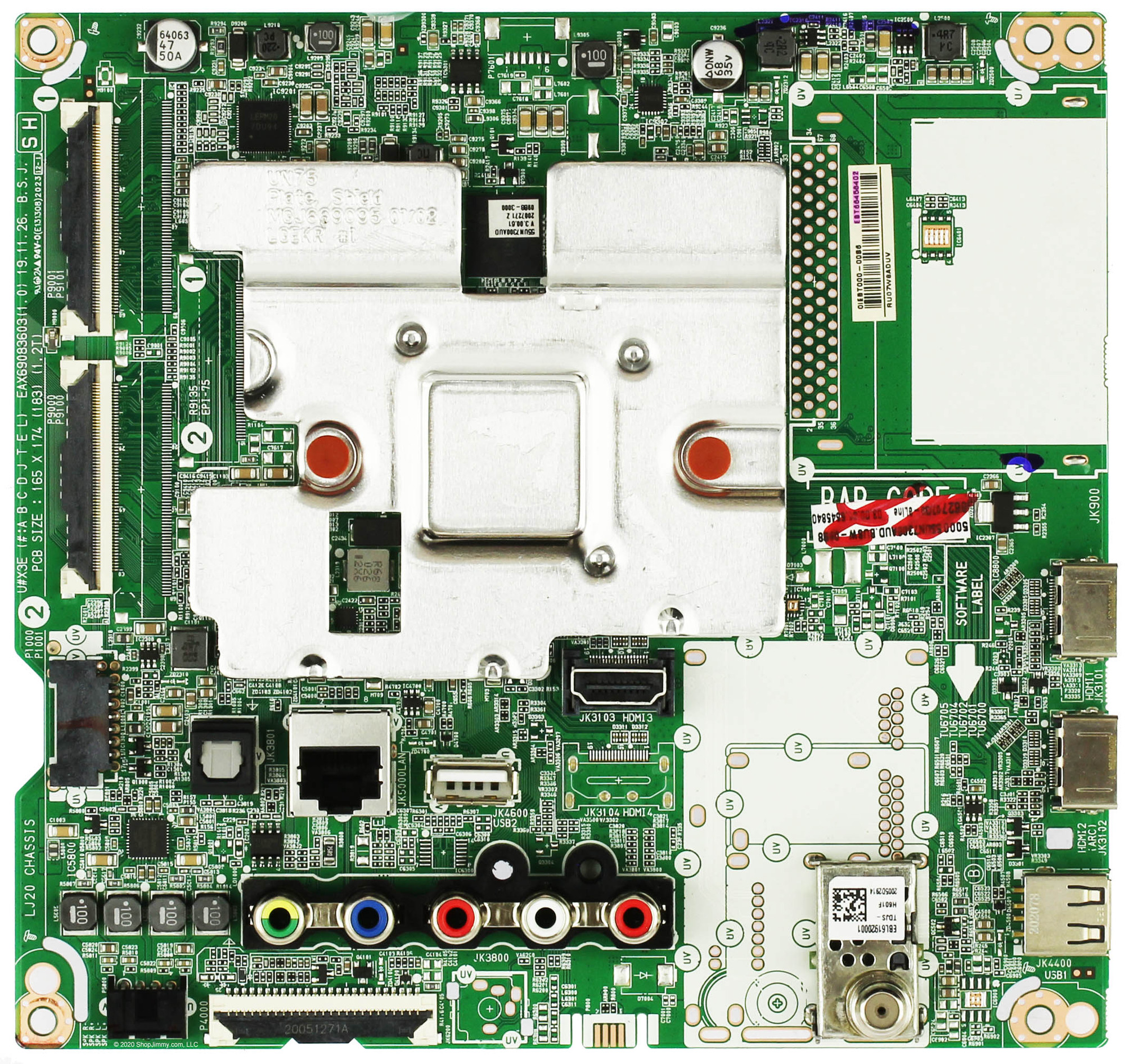 LG EBT66458402 Main Board for 55UN7300AUD.BUSWLKR
