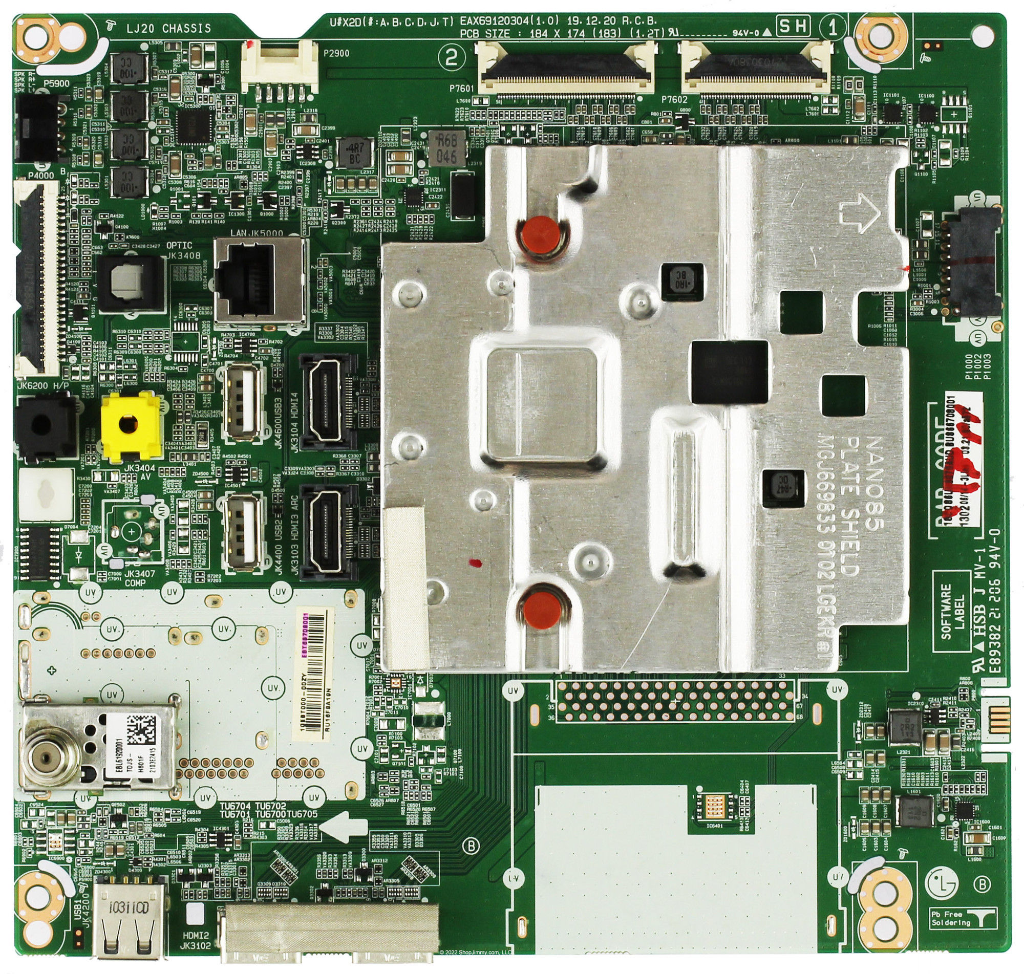 LG EBT66708001 Main Board for 86UN9070AUD.BUSWLKR
