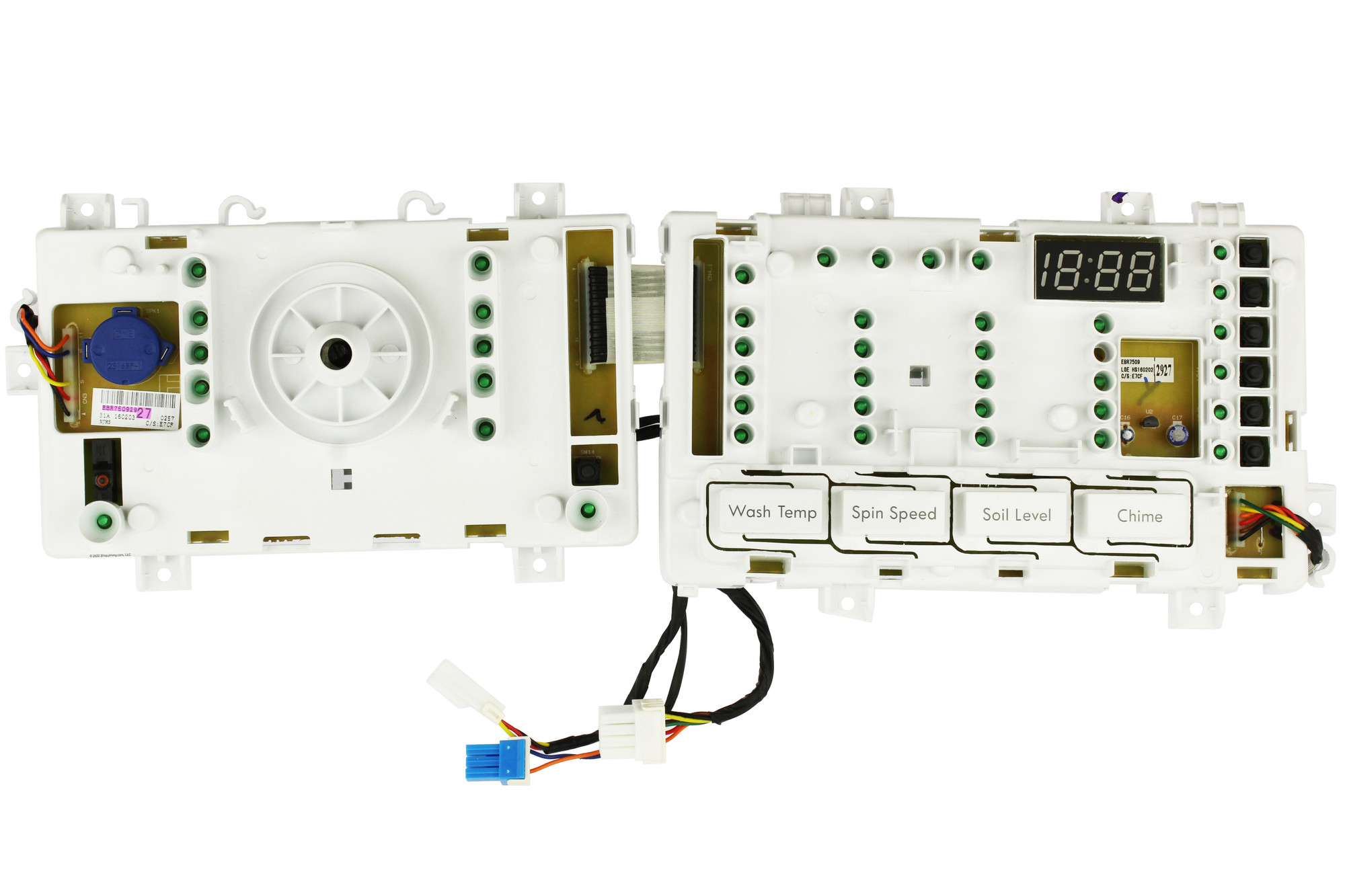LG Washer EBR75092927 Main Display Board Assembly