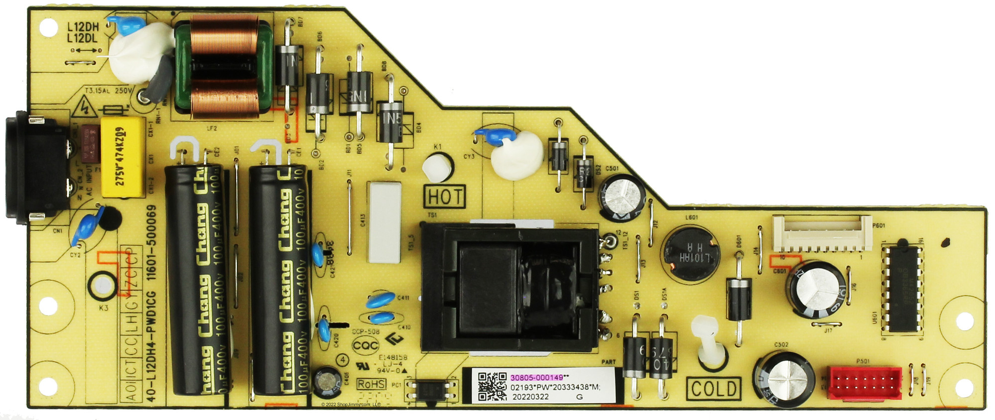 TCL LED TV Power Supply Board 55S451 55S455 55S453 55S41