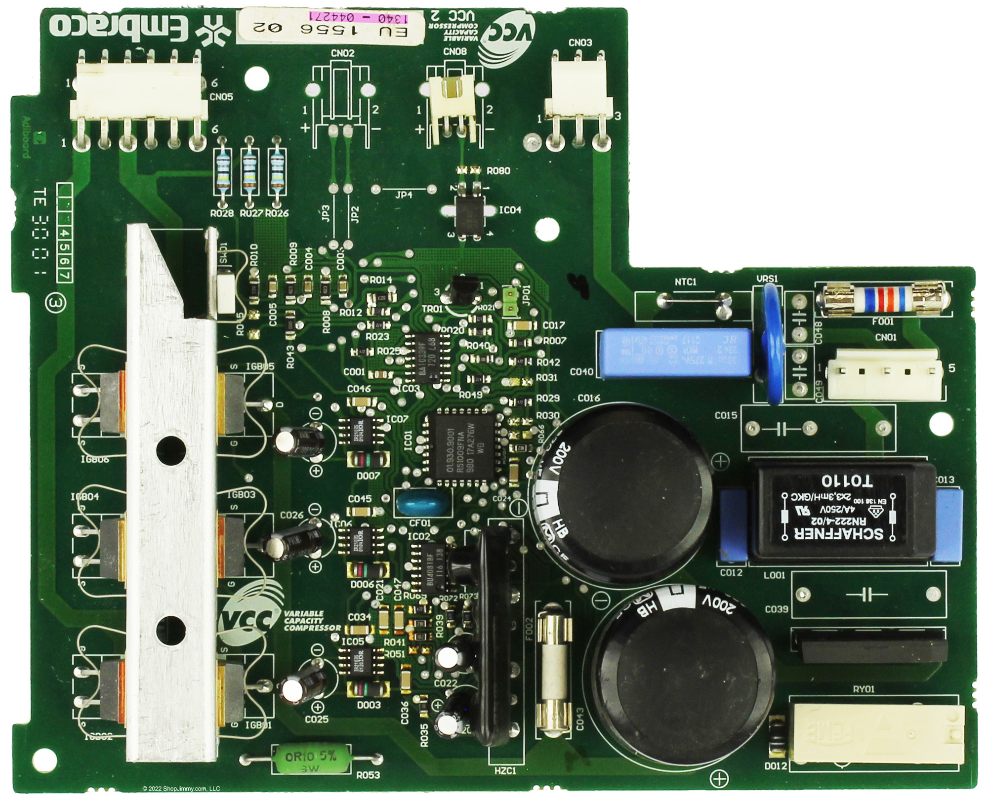 Embraco Refrigerator EU 1556 02 1340-044271 Control Board