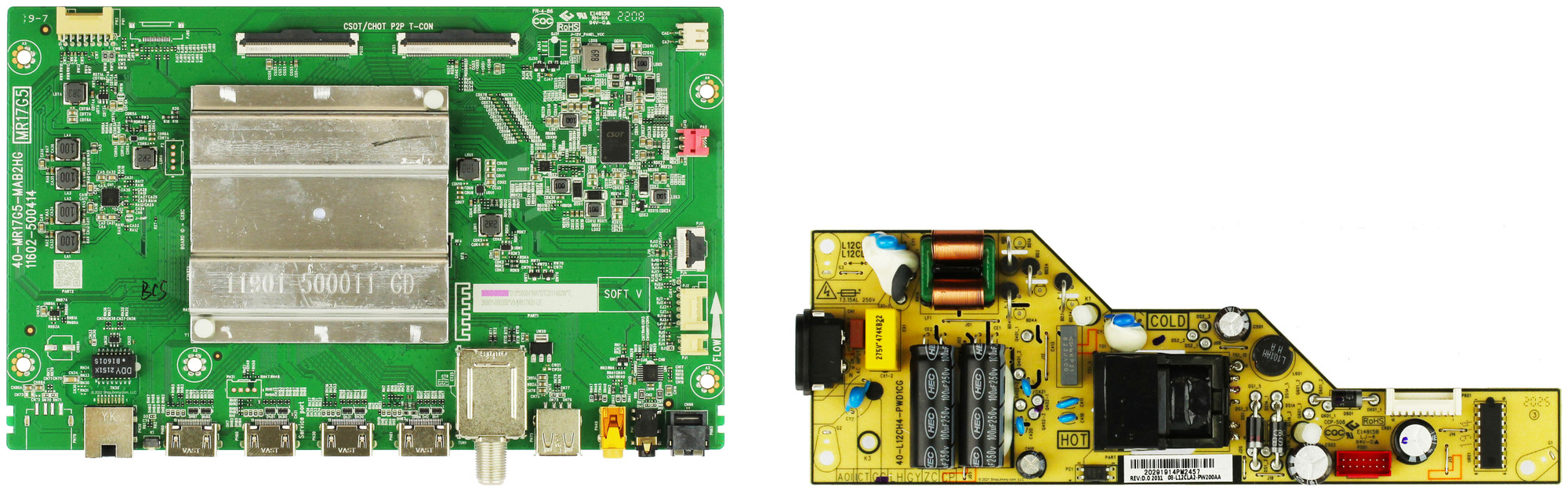 TCL 55S431 Complete TV Repair Parts Kit - Version 3