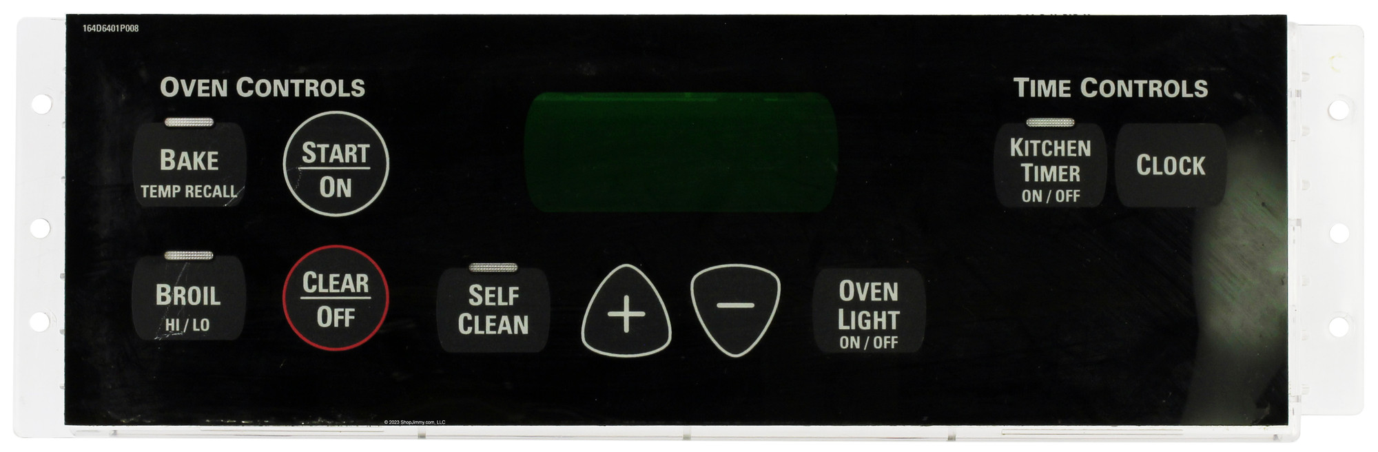 GE Oven WB27T10468 Control Board - Black Overlay