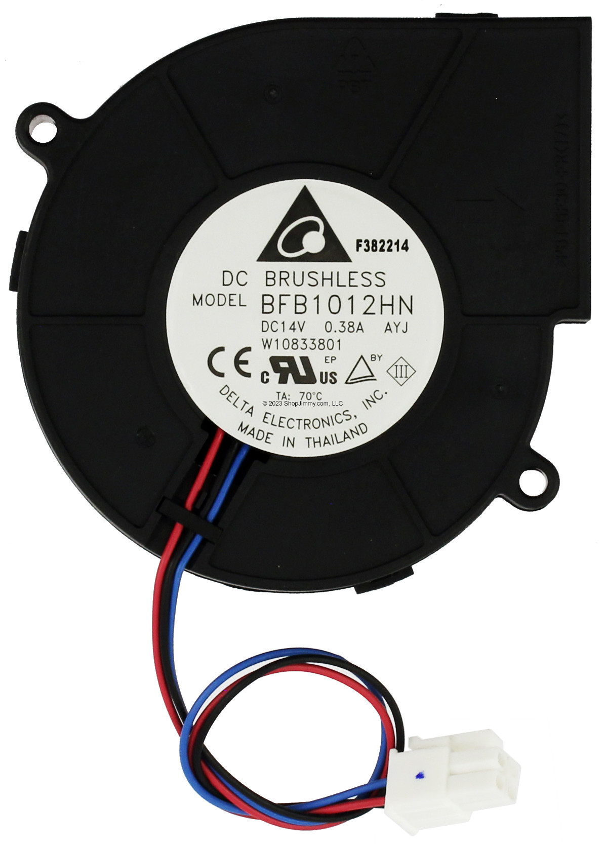 Whirlpool Refrigerator/Freezer W10846539 Fan Motor