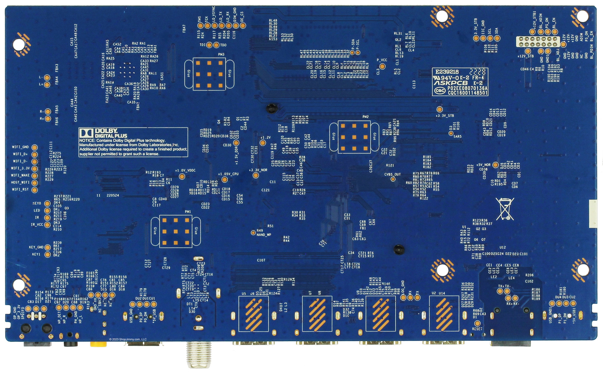 Philips H4-70D201L5-MX0B Main Board for 70PFL5656/F7A (CC2)