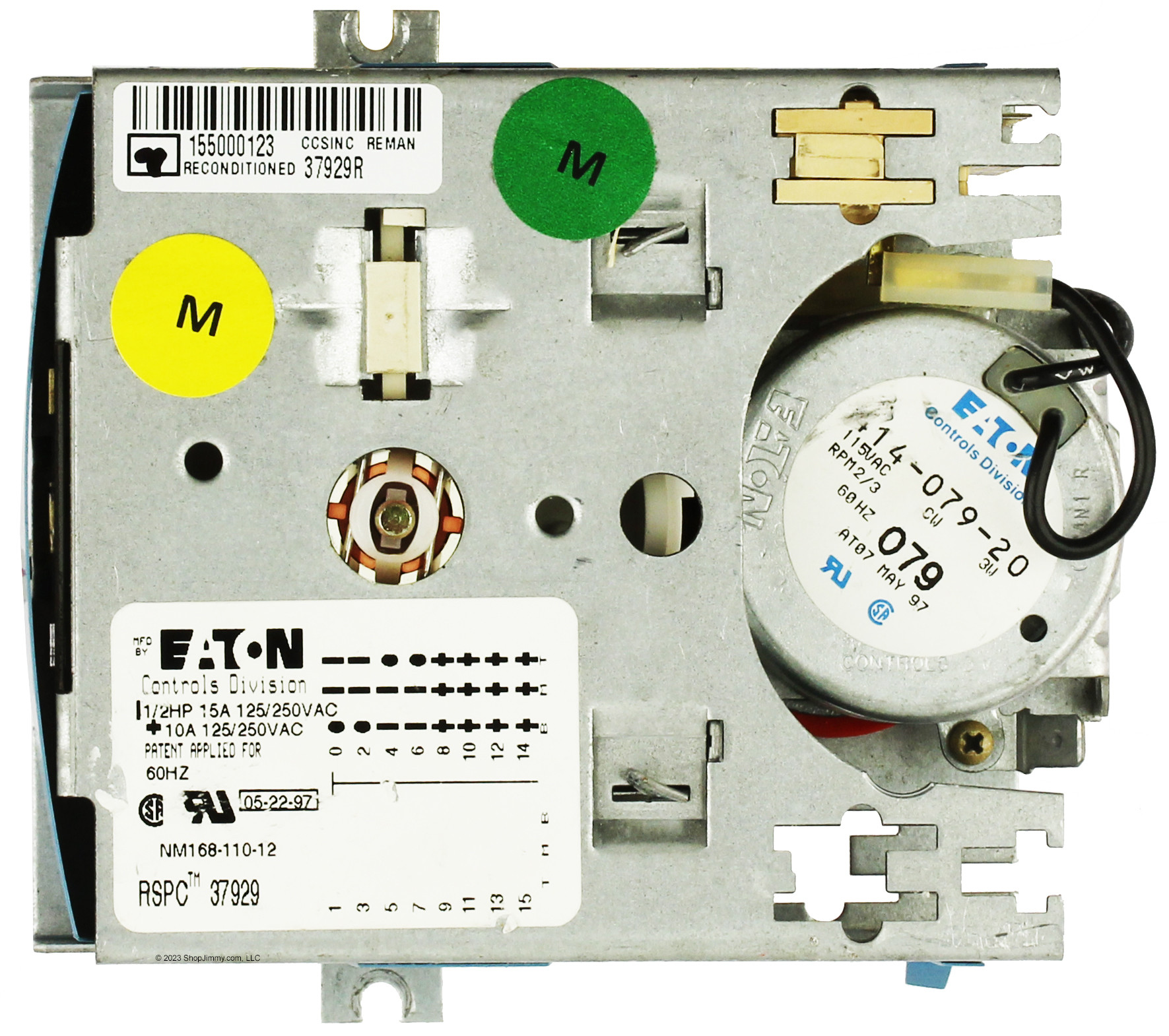 Speed Queen Washer 37929 WP37929 Timer