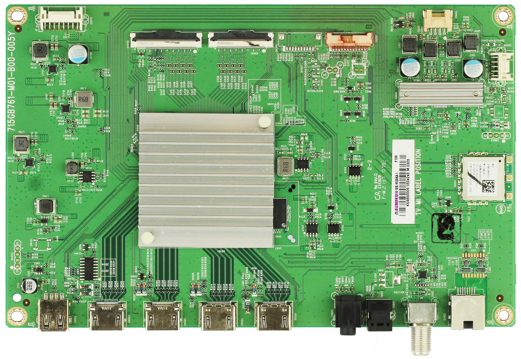 Vizio 756TXLCB02K101 Main Board for P65Q9-J01