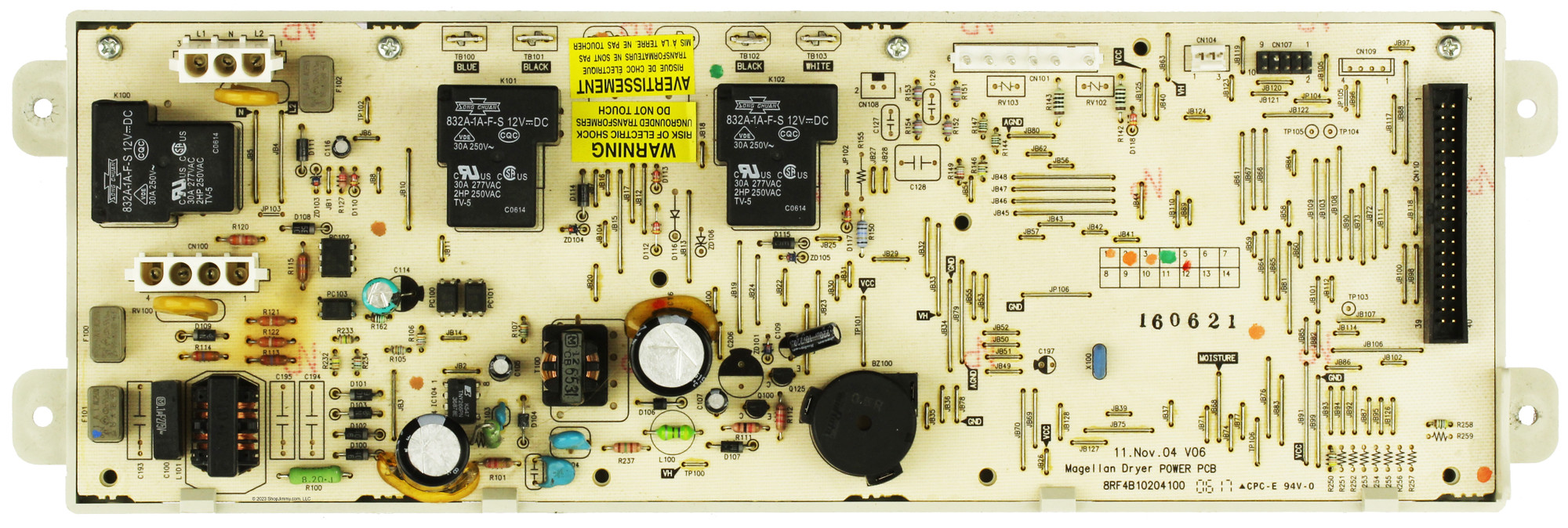 GE Dryer WE4M488 212D1199G01 Control Board