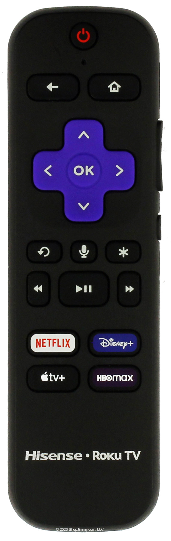 Hisense 300512-0220 Voice Netflix Disney+ Apple Hulu Remote Control ...