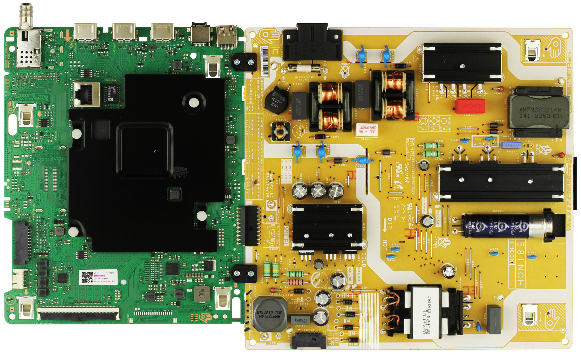 Samsung BN96-56391E Main Board Power Supply for UN65CU7000BXZA