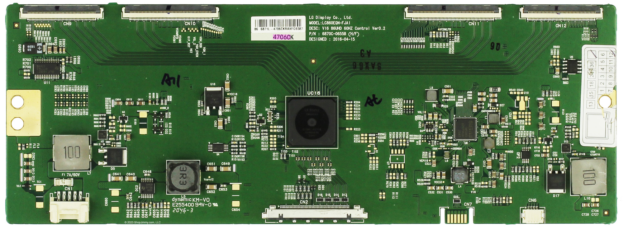 UNIS / Ctouch 6871L-4706C 6781L-4674C (6870C-0655B) T-Con Board