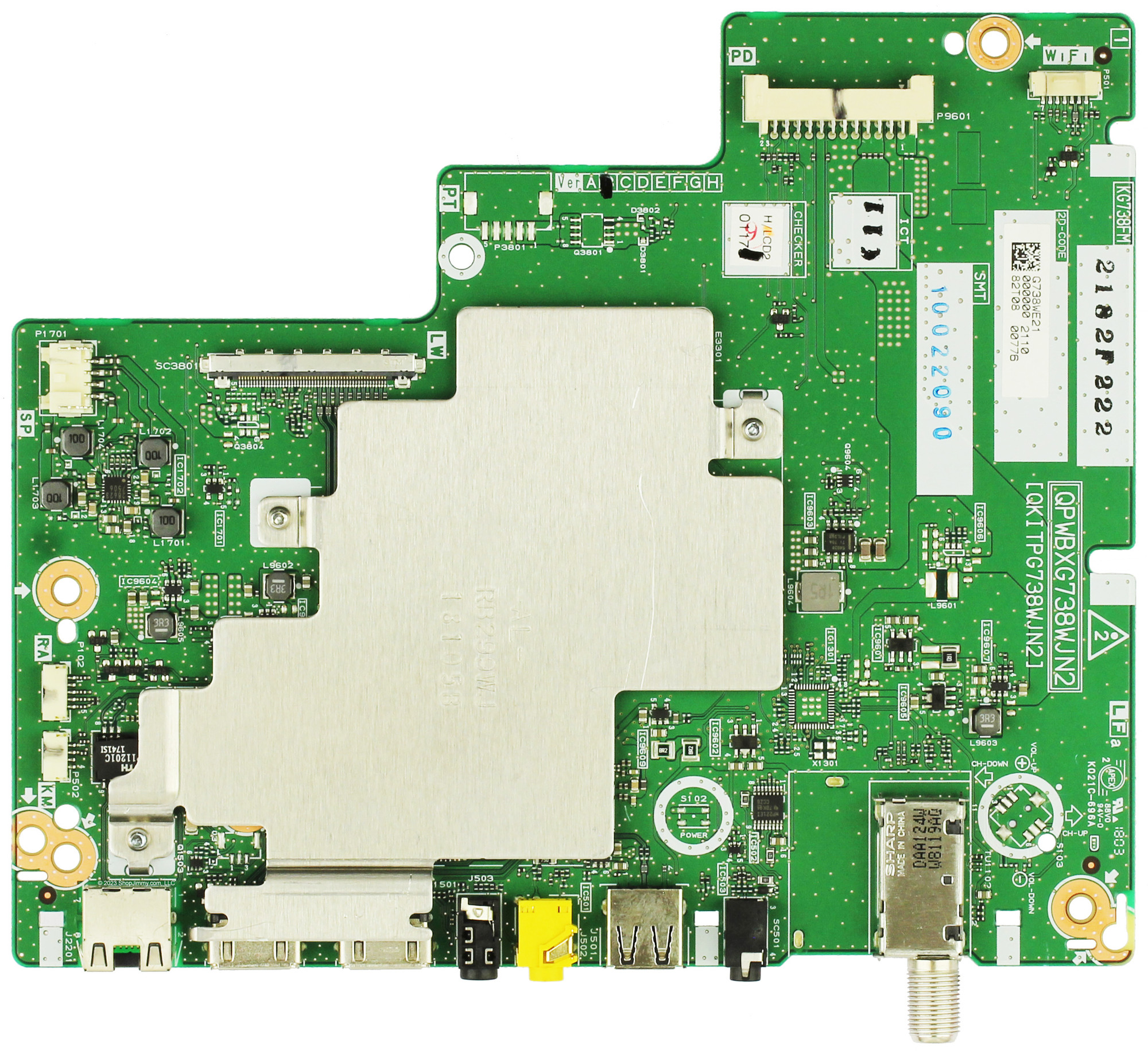 Sharp DUNTKG738FM21 Main Board for PN-UH701