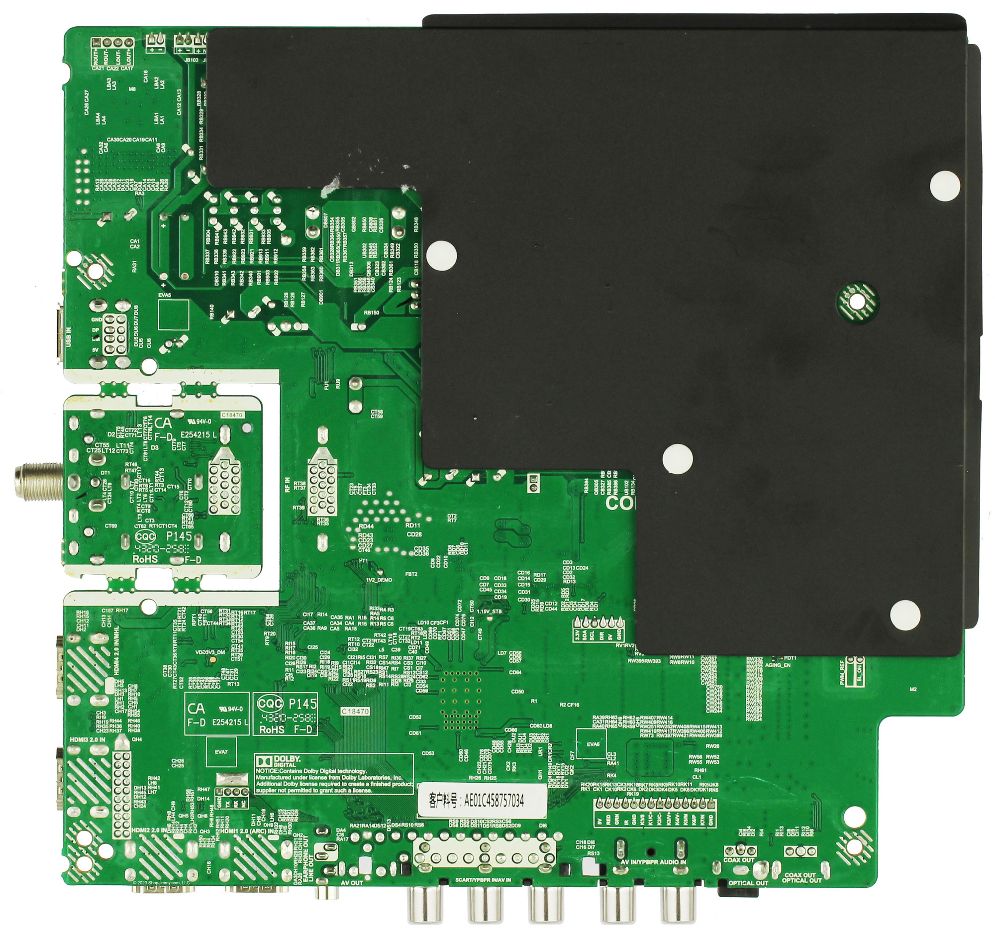 RCA Main Board / Power Supply RTU5540-B -V3
