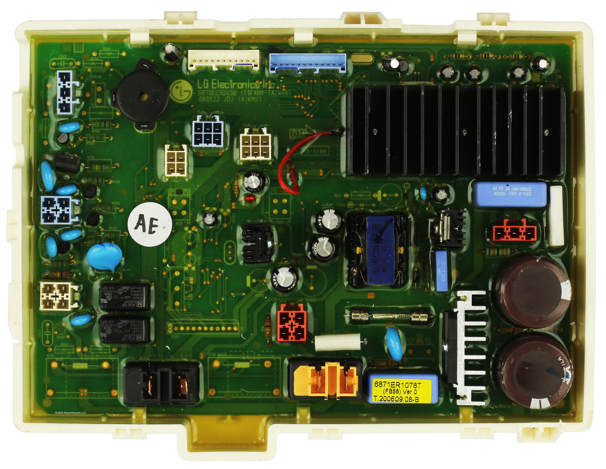 LG Washer 6871ER1078T Main Control Board