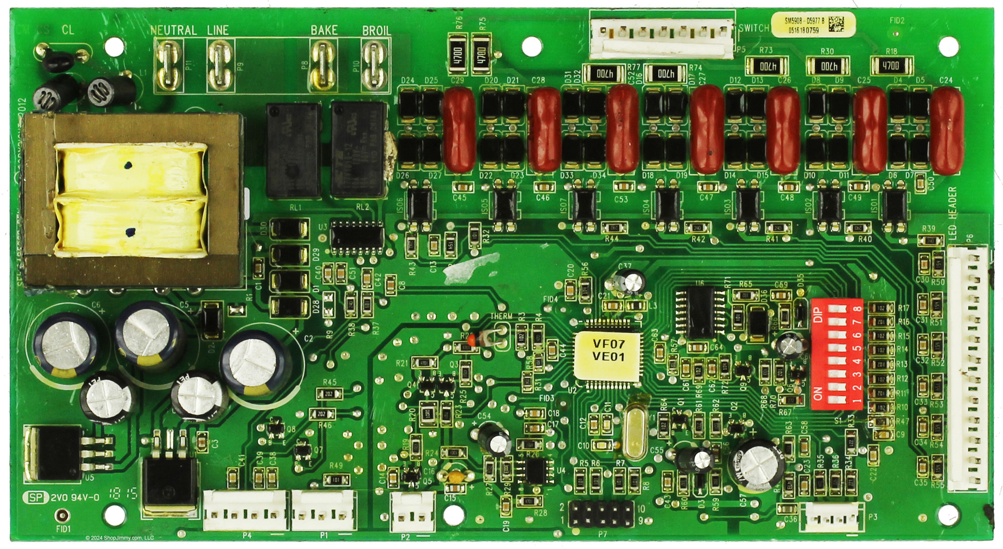 Dacor 105977 Range Control Board SF5908-D5977