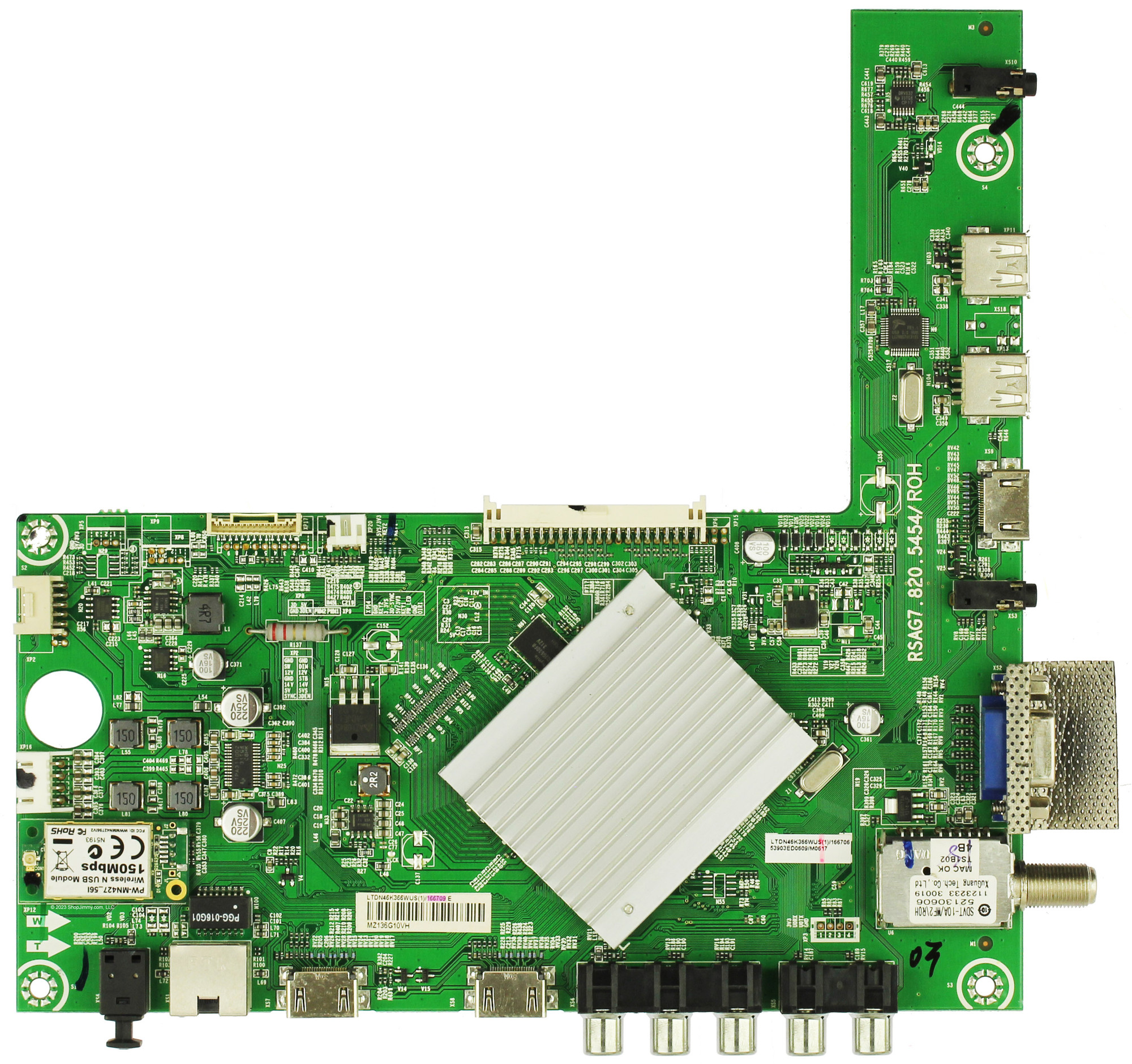 Hisense 166706 ED0609 Main Board Version for 46K366WN