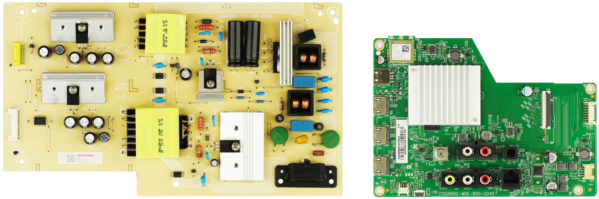 Vizio V505-J01 (LTPUE8TY Serial) Complete LED TV Repair Parts Kit