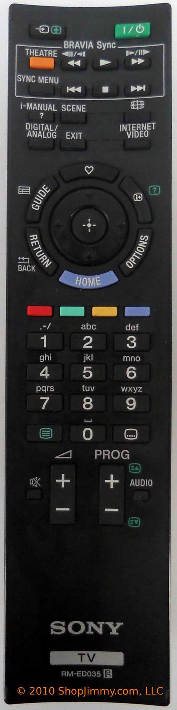 Sony 1-487-700-11 (RM-ED035) Remote Control