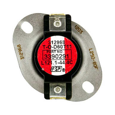 Whirlpool WP3390291 Dryer High Limit Thermostat