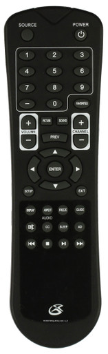 GPX TU5538B Remote Control -- Open Bag