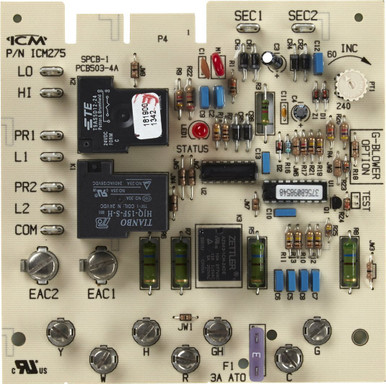 ICM ICM275C Furnace Fan Blower Control Board