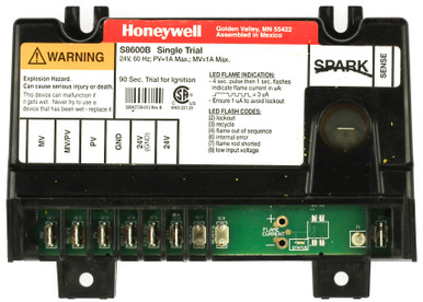 Honeywell S8600B Furnace Pilot Module Ignition