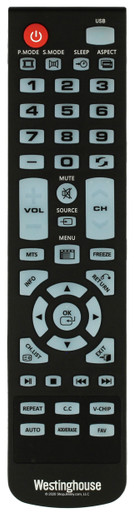 Westinghouse WS-1688 Remote Control -- Open Bag