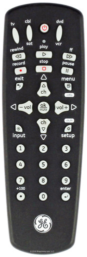 GE 24991V-2 3 Device Universal Remote Control
