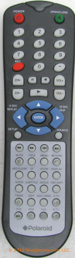 Polaroid 13RE1-12000200R (JX-3009A) DVDR/HDD Remote Control