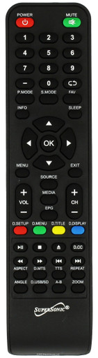 Supersonic LED TV Remote Control Version 2 -- New