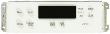 Maytag Range WP5701M556-60 7601P553-60 Control Panel White Overlay
