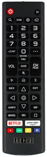 RCA AKB76037002 Remote Control Version 12 RWOSU6547-B -- NEW