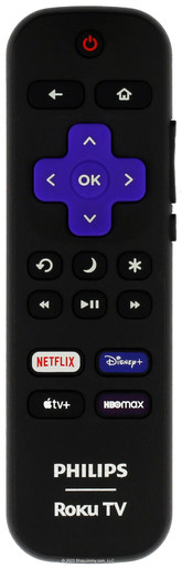 Philips 3226001225 Remote Control Netflix, Disney+, Apple, HBOMax -- NEW