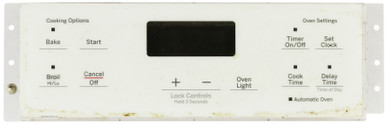 GE Oven WB27K10452 164D8450G162 Control Board - White Overlay