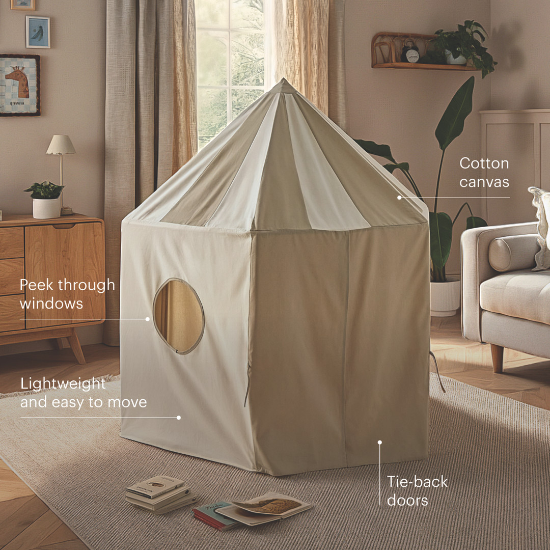 CuddleCo Pavilion Play Tent - Cookie - Carriages