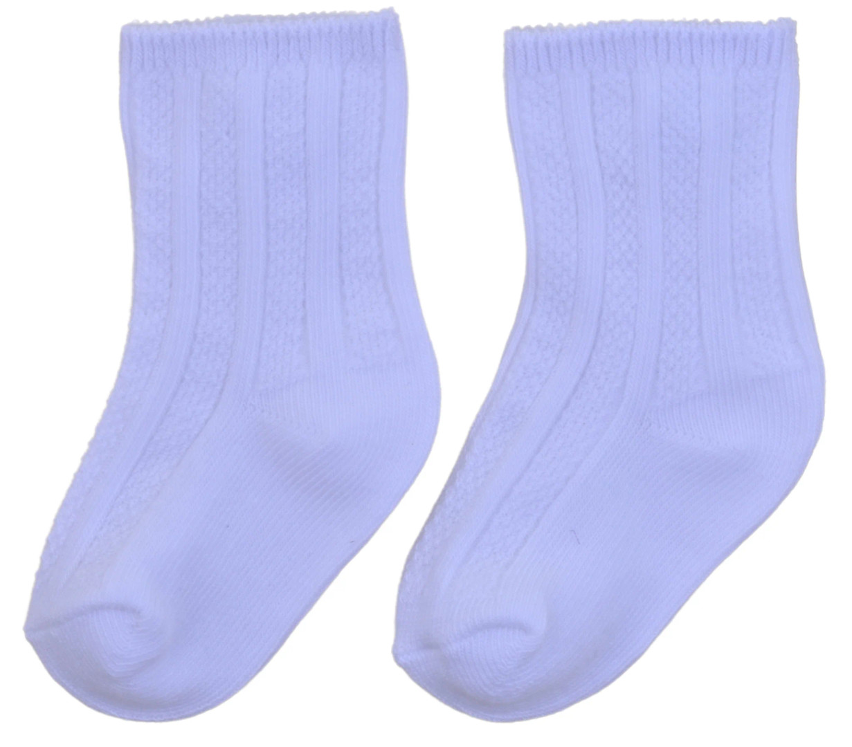 Pex Baby Socks White & Blue 5 Pack