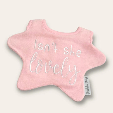Dribble Days Isn't She Lovely Baby Bib – Soft Absorbent Baby Bib ...