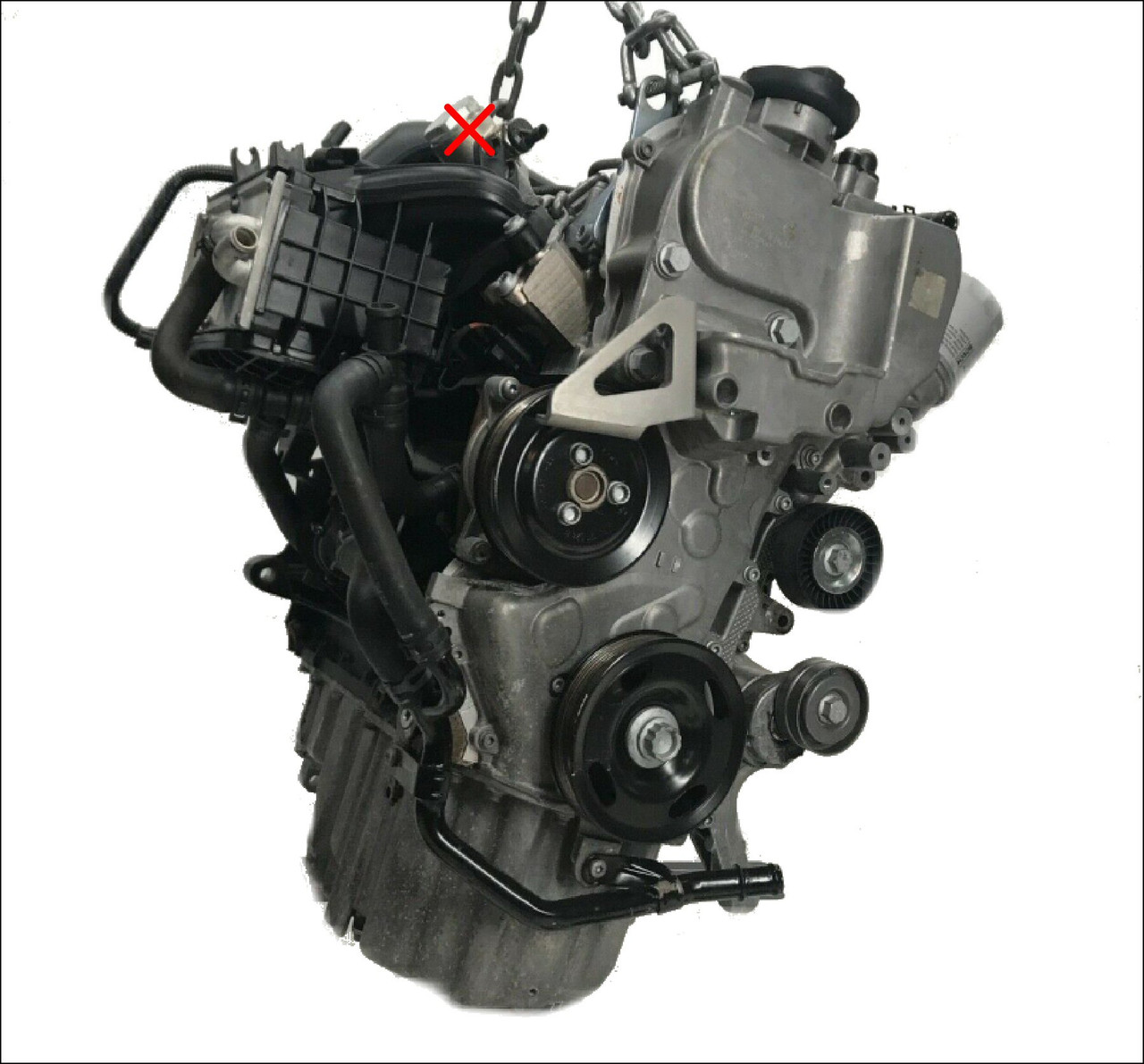 VW VOLKSWAGEN GOLF TOURAN CAX CAXA 1.4L EA111 TSI TURBO ENGINE LONG ...
